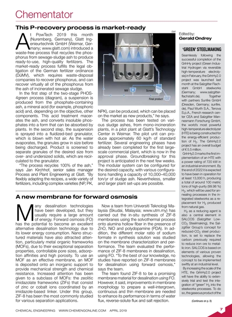 Chemical Engineering April 2019 - 7