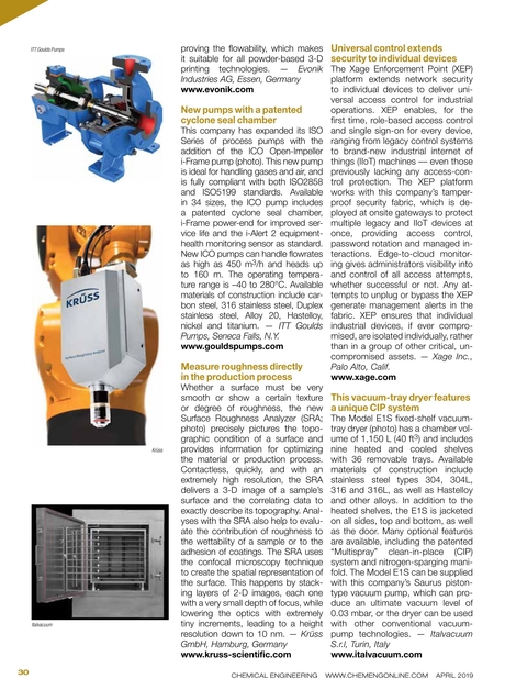 Chemical Engineering April 2019 - 30