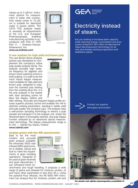 Chemical Engineering August 2023 23