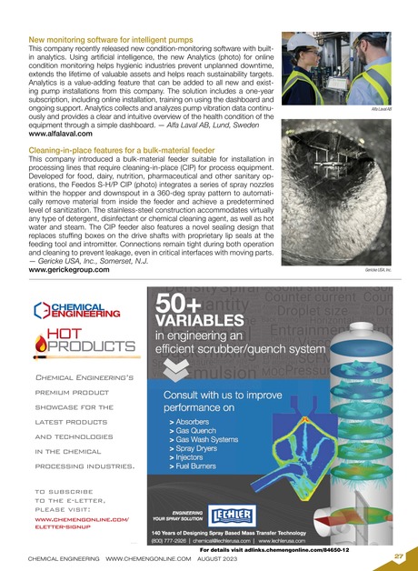 Chemical Engineering August 2023 27