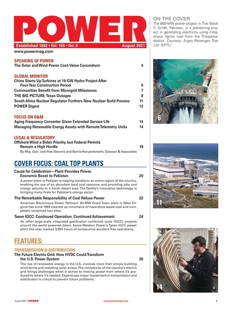 POWER August 2021 - Contents