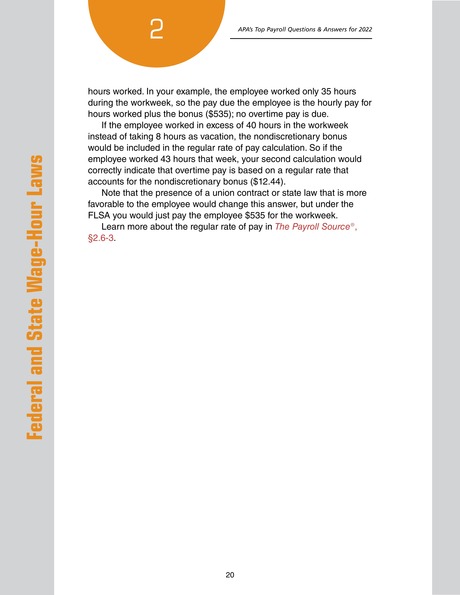 APA's Top Payroll Question & Answers 2022 - 20