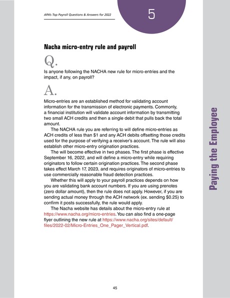 APA's Top Payroll Question & Answers 2022 - 45