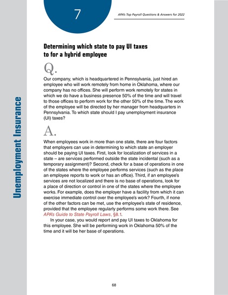 APA's Top Payroll Question & Answers 2022 - 68