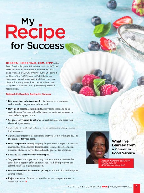 Nutrition & Foodservice Edge Magazine - January/February 2022 - My ...