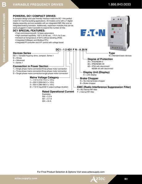 Aztec Factory Automation Handbook - B9