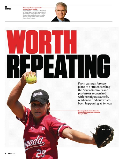 Seneca RED Fall 2021 Alumni Magazine - 8