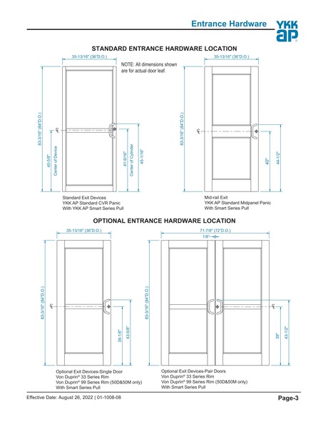YKK Design Manual - EH-3
