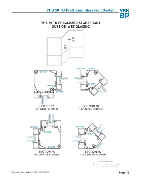 YKK Design Manual - YHS50TU-15