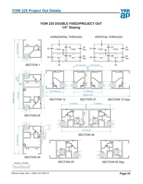 YKK Design Manual - YOW225-19