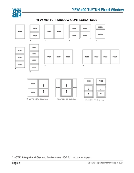 YKK Design Manual - YFW-4