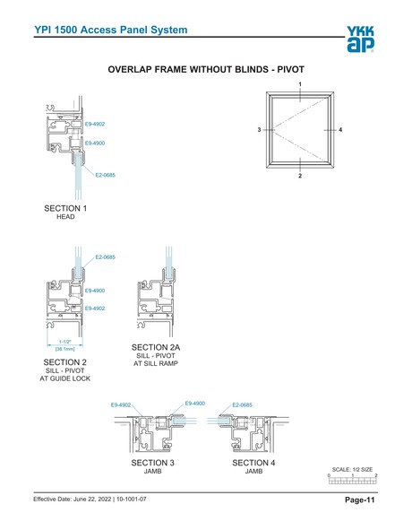 YKK Design Manual - YPI-11