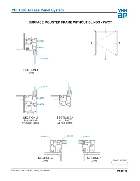 YKK Design Manual - YPI-15