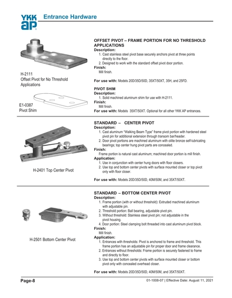 YKK Design Manual - 73