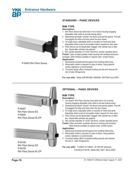 YKK Design Manual - 81