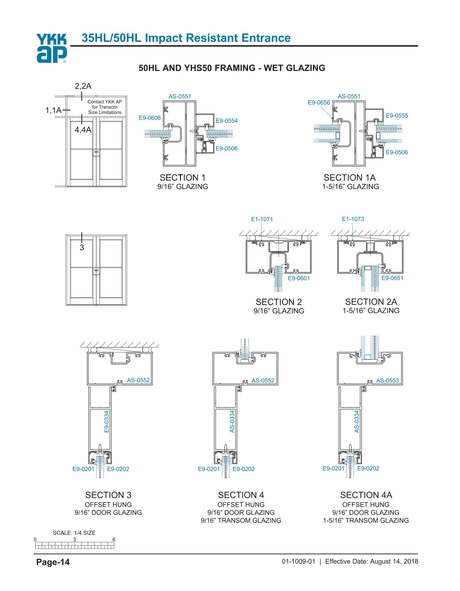YKK Design Manual - 35HL-14