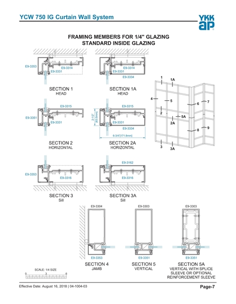 YKK Design Manual - YCW750IG-7