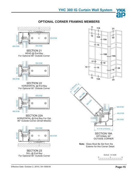YKK Design Manual - YHC300IG-15