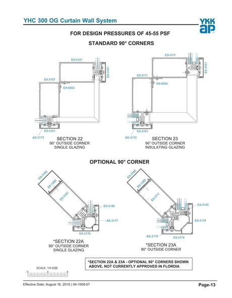 YKK Design Manual - YHC300OG-13