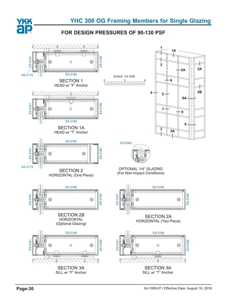 YKK Design Manual - YHC300OG-30