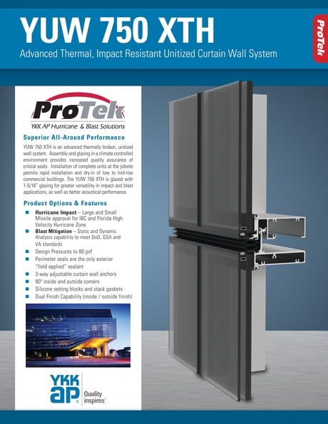 YKK Design Manual - YUW750XT-14