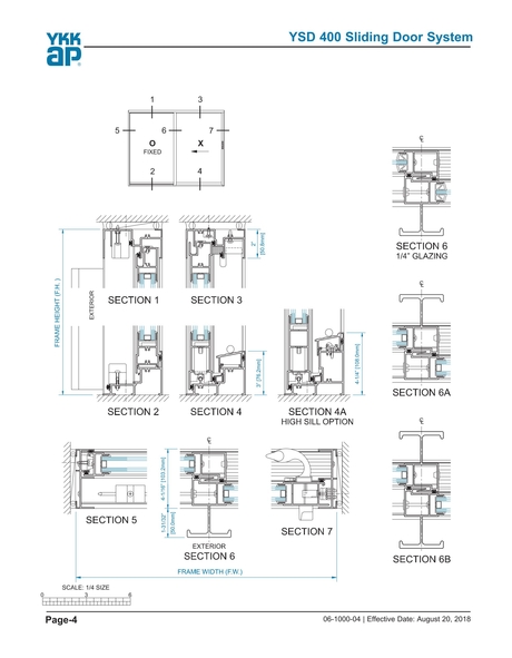 YKK Design Manual - YSD400-4