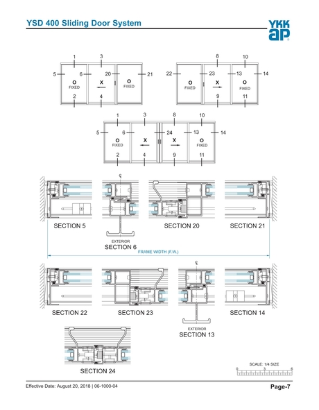 YKK Design Manual - YSD400-7