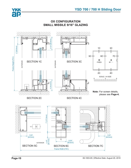 YKK Design Manual - YSD700-10