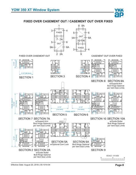 YKK Design Manual - YOW350XT-9