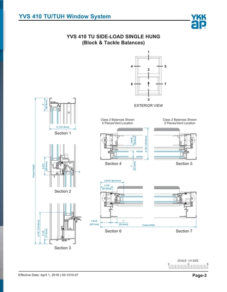 YKK Design Manual - YVS410-3