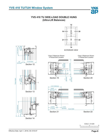 YKK Design Manual - YVS410-9