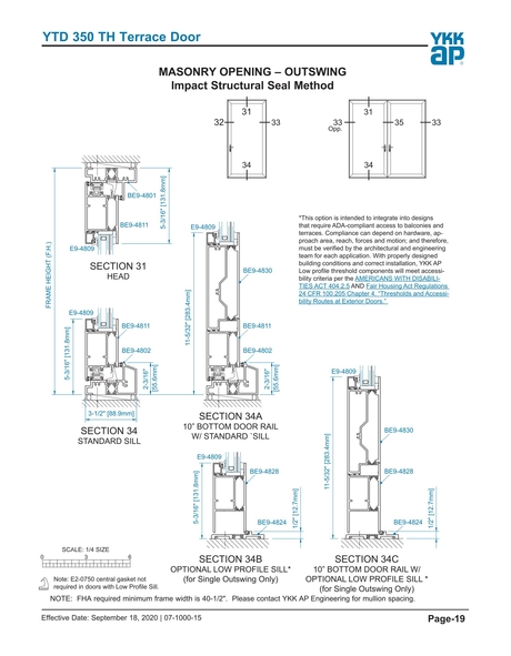 YKK Design Manual - YTD-19