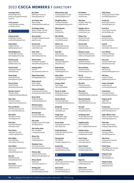 CSCCa 2023 National Conference Guide & Member Directory - 54