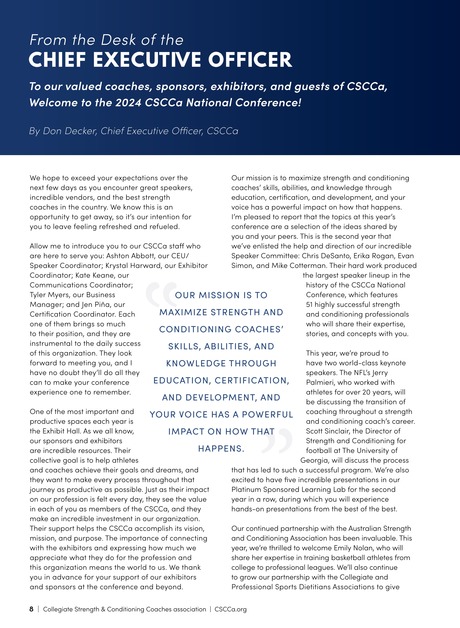 CSCCa 2024 National Conference Guide Member Directory - 8