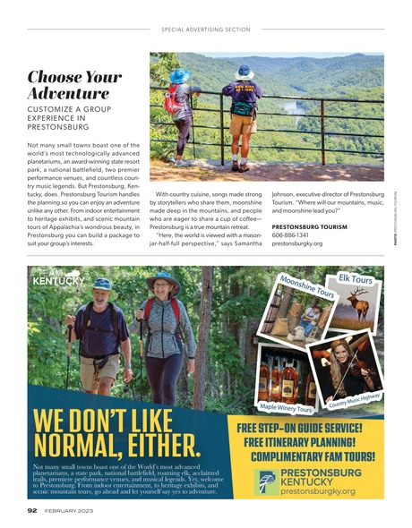 Group Tour Magazine - February 2023 - 97