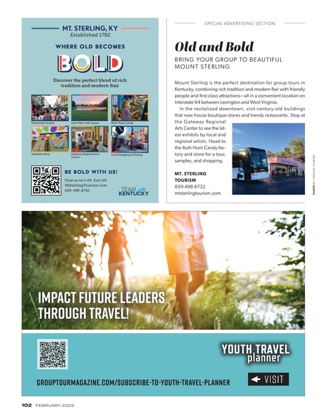 Group Tour Magazine - February 2023 - 107