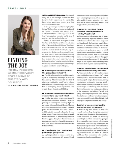 Group Tour Magazine - February 2025 - 6