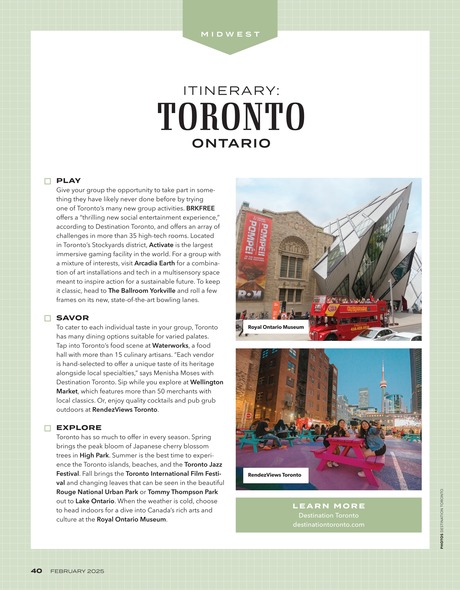 Group Tour Magazine - February 2025 - 40
