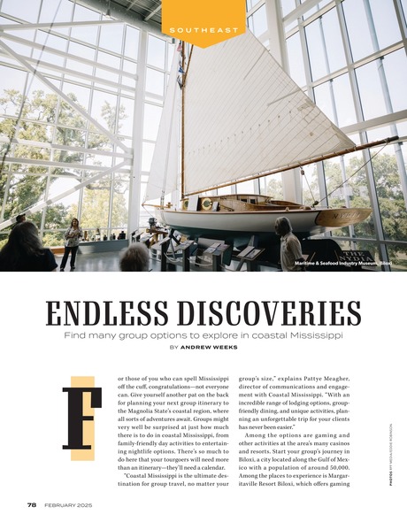 Group Tour Magazine - February 2025 - 78