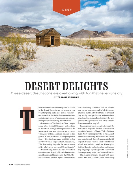 Group Tour Magazine - February 2025 - 104