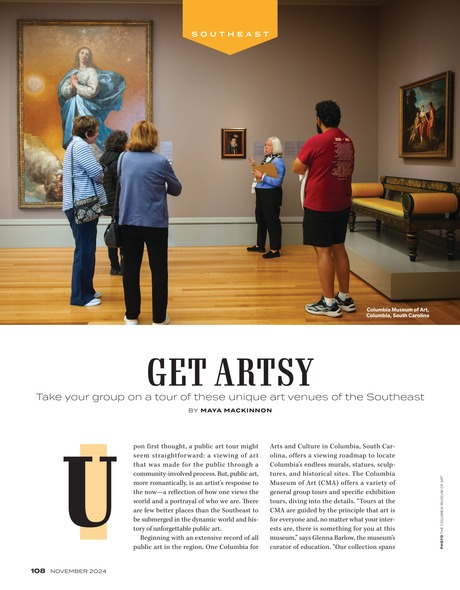 Group Tour Magazine - November 2024 - 108