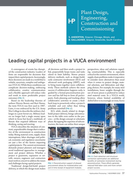 Hydrocarbon Processing - November 2022 - Leading capital projects in a ...