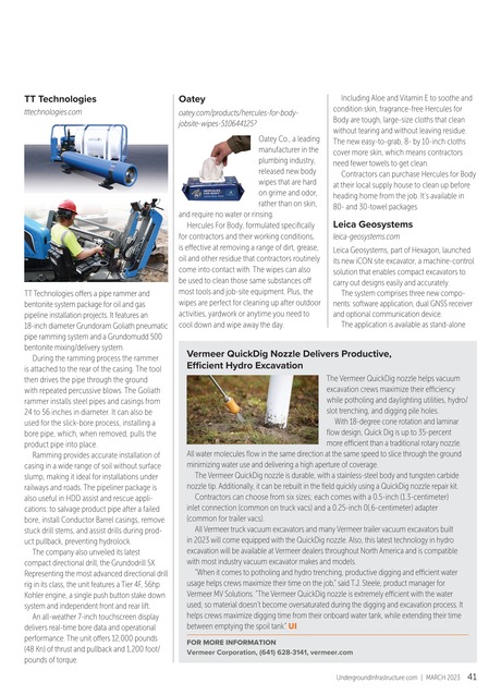 Underground Infrastructure - March 2023 - 41