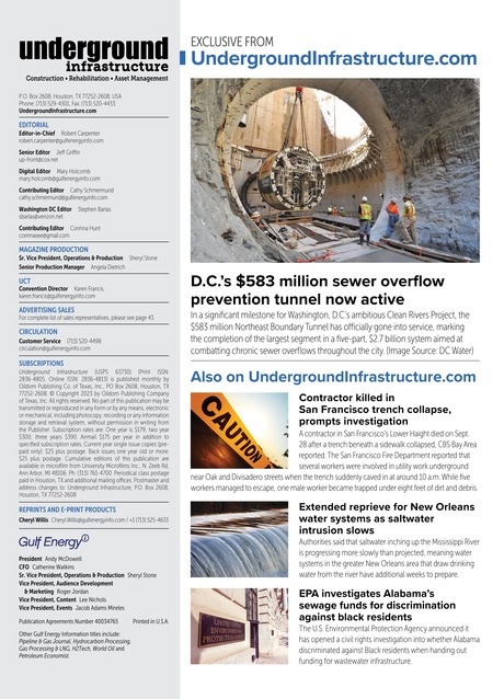 Underground Infrastructure - November 2023 - 4