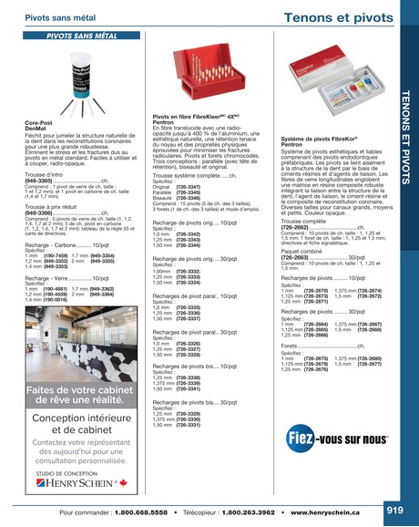 2022/2023 Dental Catalogue - FR - 919