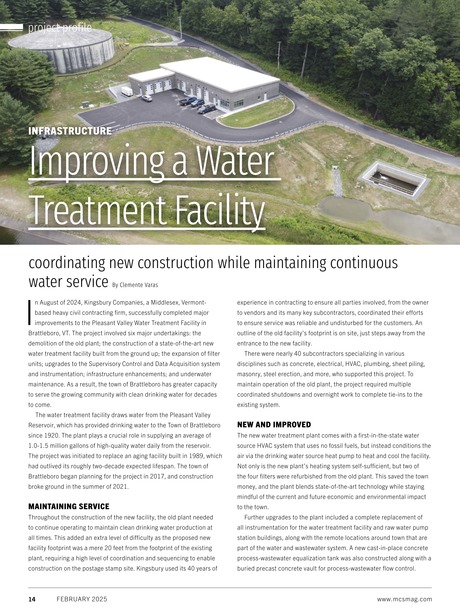 Modern Contractor Solutions February 2025 - Improving a Water Treatment ...