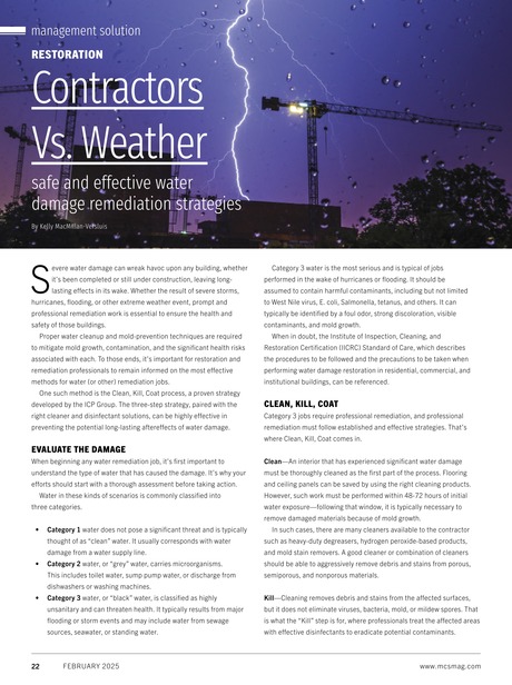 Modern Contractor Solutions February 2025 - Contractors Vs. Weather