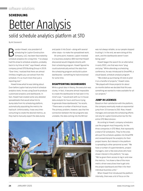 Modern Contractor Solutions January 2025 - Better Analysis