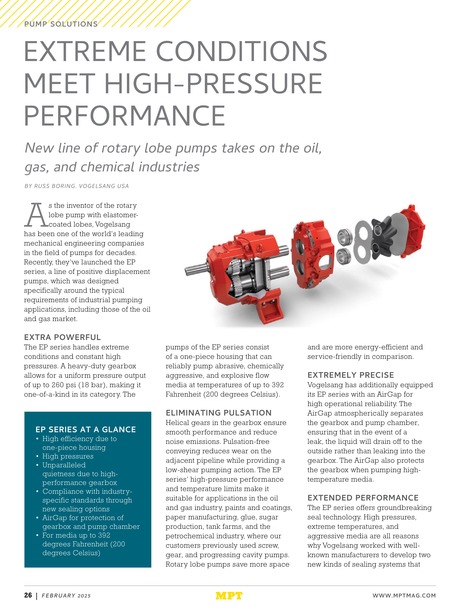 Modern Pumping Today February 2025 - Extreme conditions meet high ...