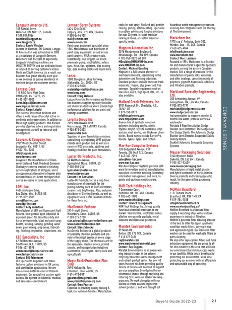 Canadian Finishing & Coatings Manufacturing 2022 Buyers Guide - 21